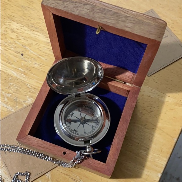 Other | Nautical Classic Compass Wooden Box Mango Wood | Poshmark